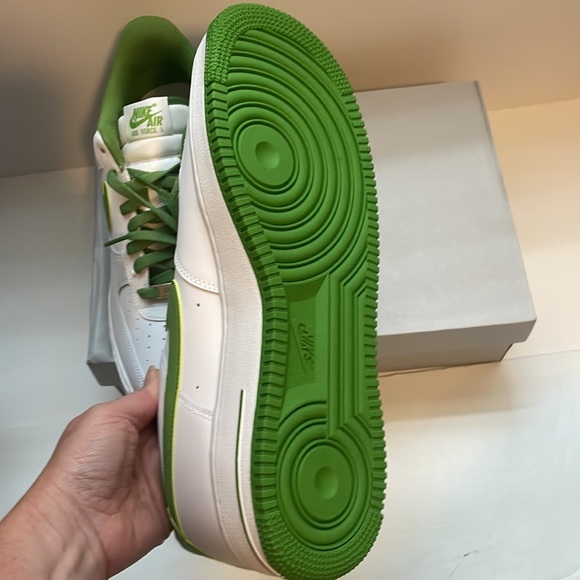 Nike | Shoes | Nike Air Force Low 7 White Chlorophyll Green Men New ...
